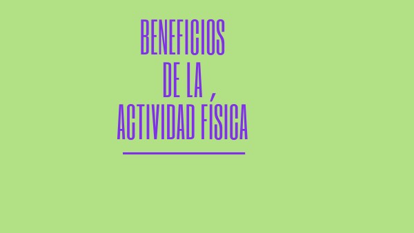 benefícios | Genially