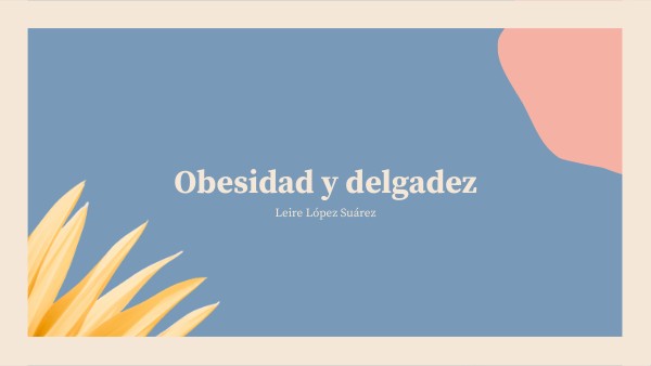 obesidad y delgadez