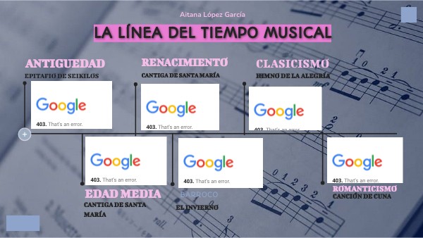 LÍNEA DEL TIEMPO MUSICAL | Genially