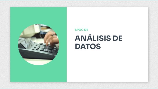 Análisis de datos SPOC DE