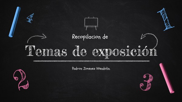 Temas de exposición | Genially
