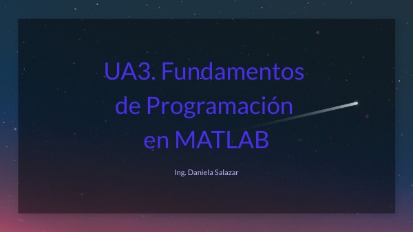 UA3 Fundamentos de Programación