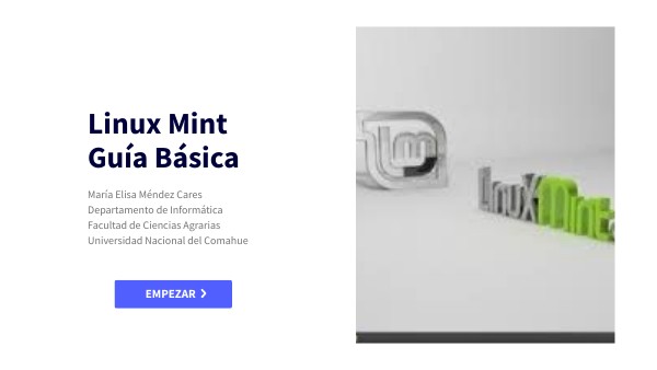 GUÍA BÁSICA Linux Mint | Genially