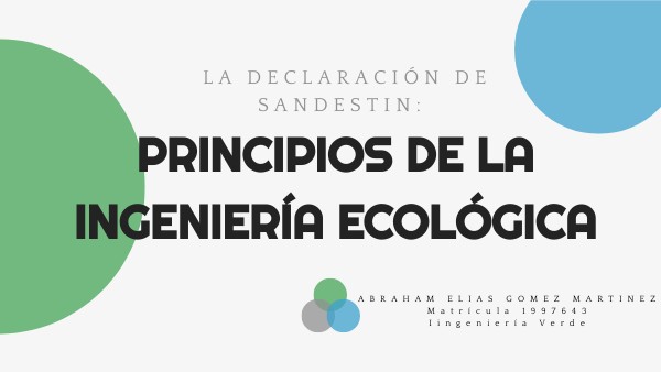 LA DECLARACIÓN DE SAN DESTIN | Genially