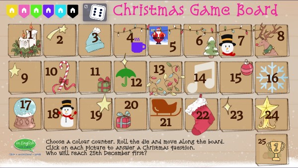 Christmas Game Board | Genially