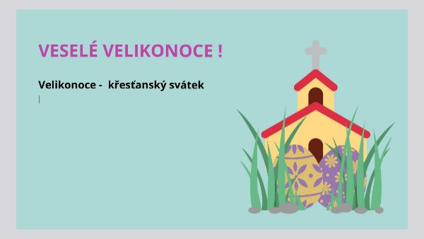 VELIKONOCE by Lenka Táborská | Genially