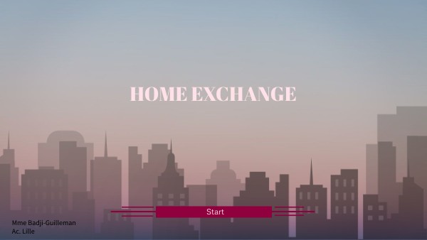 6ème - Unit 5 - Home exchange | Genially