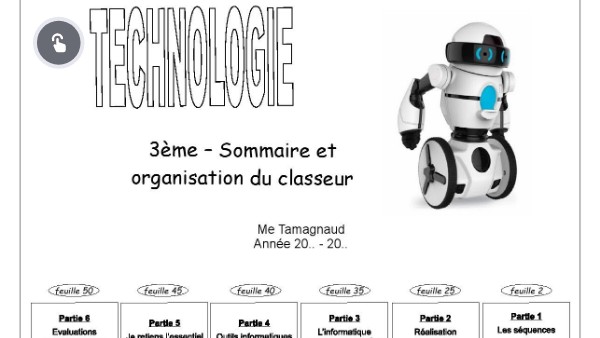 cours de technologie niveau 3 de Me Tamagnaud | Genially
