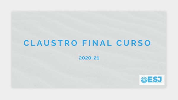 CLAUSTRO FINAL DE CURSO 21-22