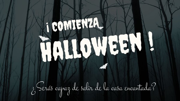 SALIR DE LA CASA ENCANTANDA HALLOWEEN