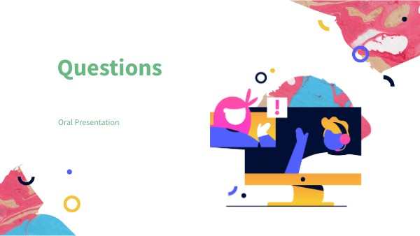 Oral Presentation Questions
