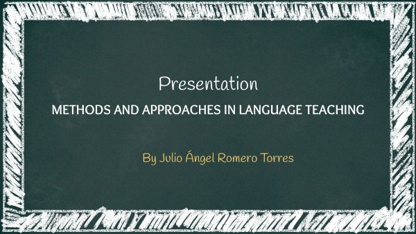 methods and approaches in language teaching | Genially