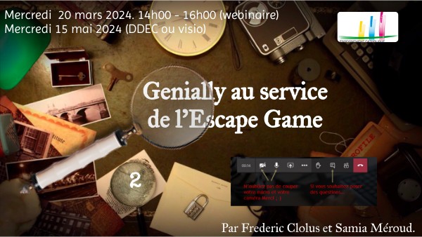 Genially au service de l escape game