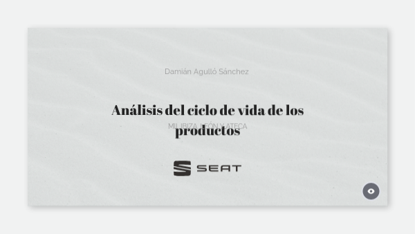 CICLO DE VIDA PRODUCTOS - Seat | Genially