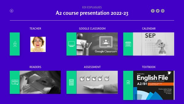 A2 FIRST DAY 2022-23 | Genially