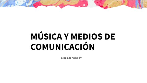 Música y medios de comunicación | Genially