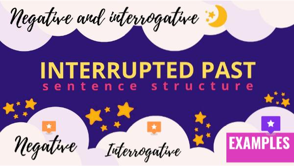 INTERRUPTED PAST INTERROGATIVE, NEGATIVE