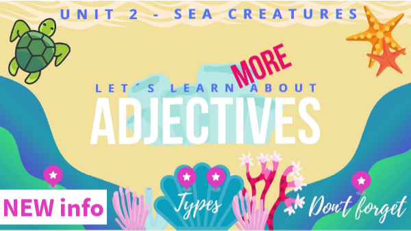 MORE ABOUT ADJECTIVES | Genially