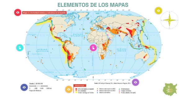 Elementos de los mapas | Genially