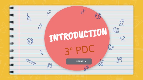 introduction 3º pdc | Genially