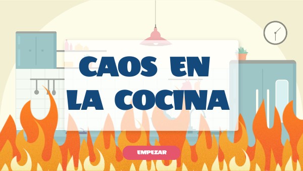 caos en la cocina | Genially