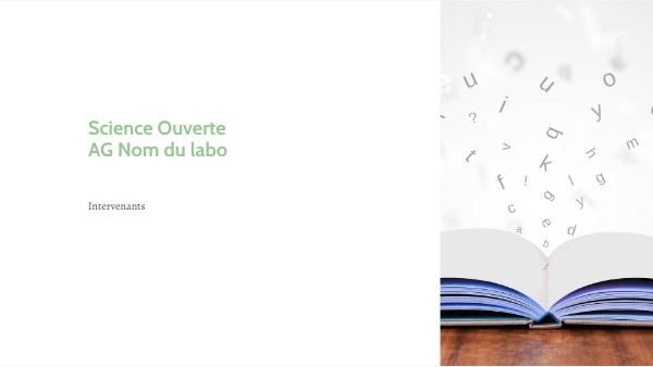 Science Ouverte UR