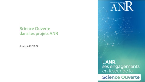 Science Ouverte ANR | Genially