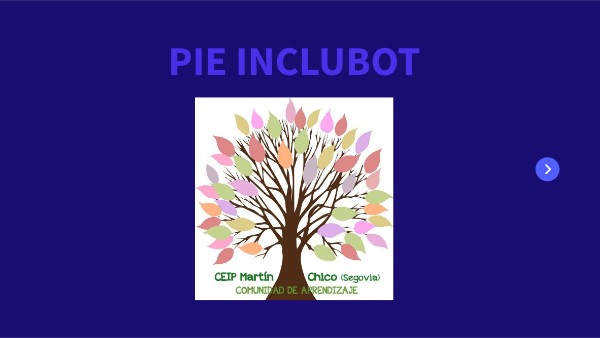PIE INCLUBOT - CEIP MARTÍN CHICO | Genially