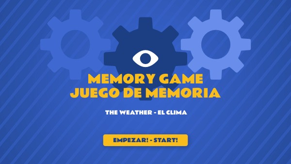 Memory game - Juego de memoria