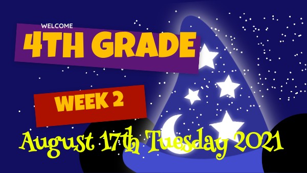 4th grade - week 2 | Genially
