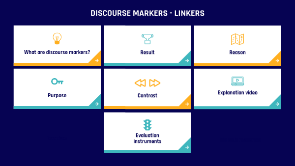Discourse Markers - linkers | Genially