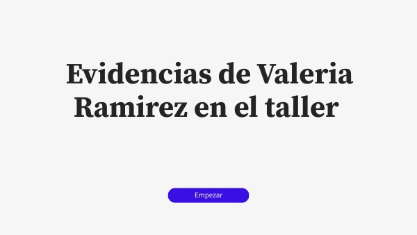 Evidencias Valeria | Genially