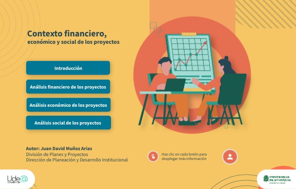 Contexto financiero, económico y social de los proyectos