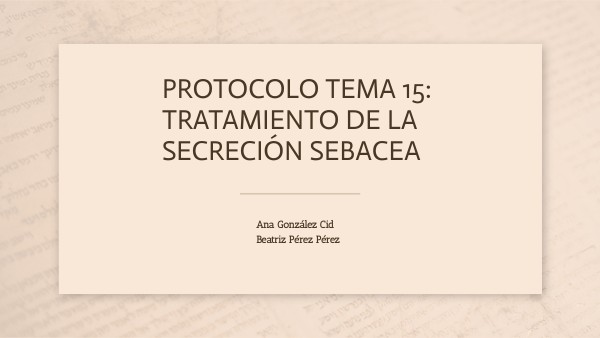 PROTOCOLO TEMA 15 | Genially