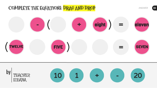 MATH EQUATIONS | Genially