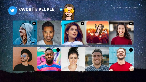 FAVORITE PEOPLE UNIT 3 | Genially