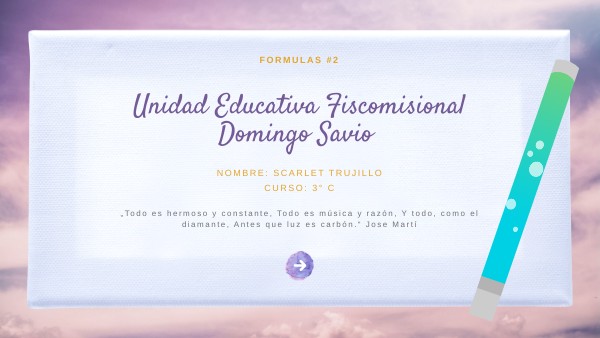 Formulas #2 | Genially