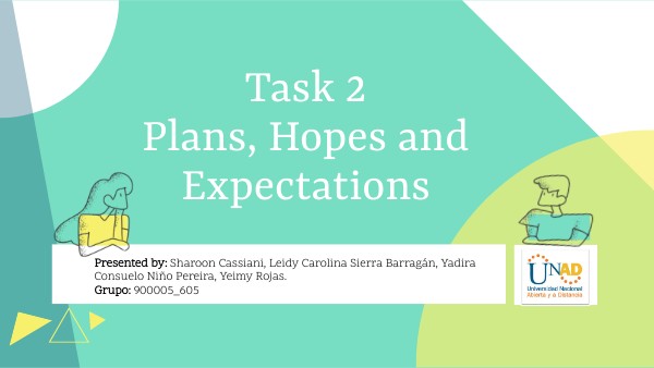 TASK 2 - Plans, Hopes and Expectations | Genially