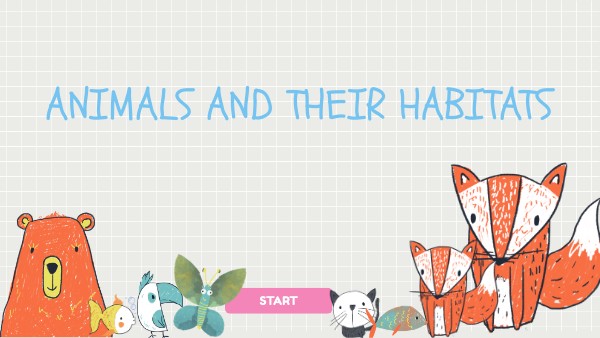 Animal and their habitats | Genially