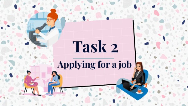 Task 2- Applying for a job