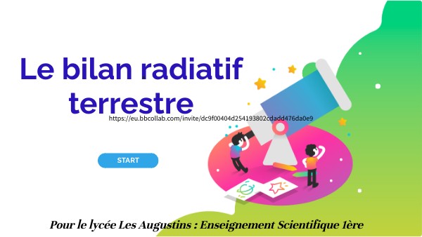 le bilan radiatif terrestre | Genially