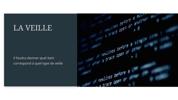 La veille | Genially