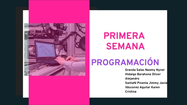Programacion | Genially