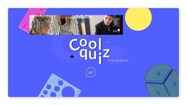 Quiz cool découvrir le lycée pro d'Issoire | Genially