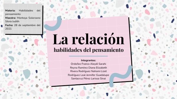 Habilidades del pensamiento: Relación | Genially