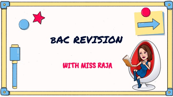 WRITING TIPS BAC | Genially