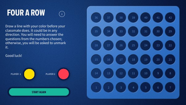 DRAW A ROW | Genially