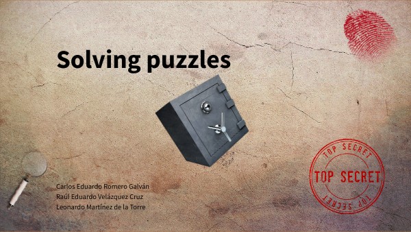Solving puzzles