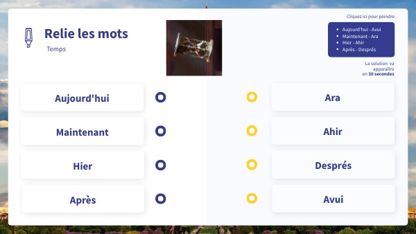 Relie les mots RSB | Genially