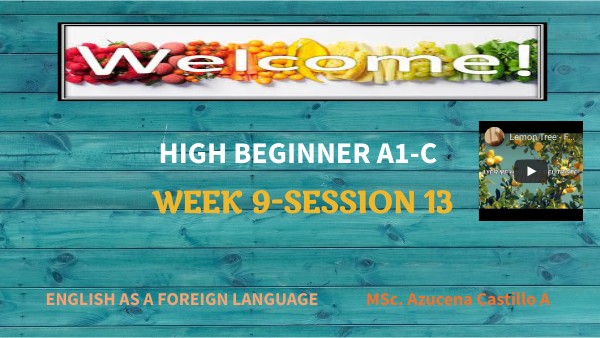 UNIT 5-HIGH BEGINNERS A1-C